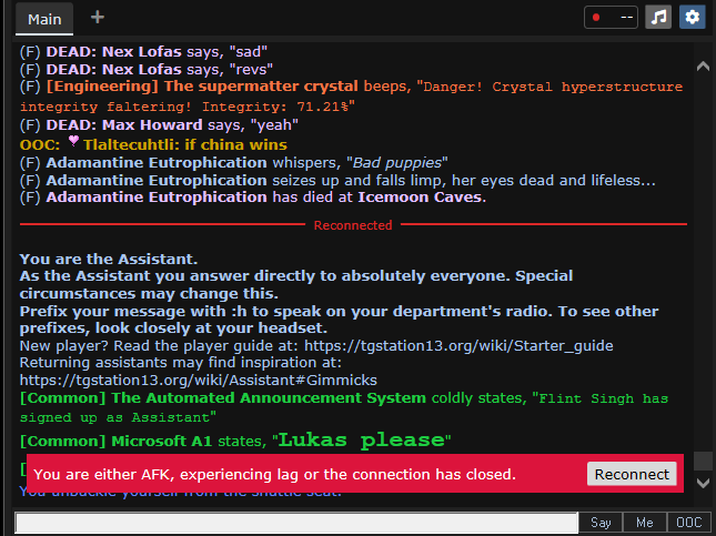 Randomly losing connection from all servers · Issue #57486 · tgstation/tgstation · GitHub