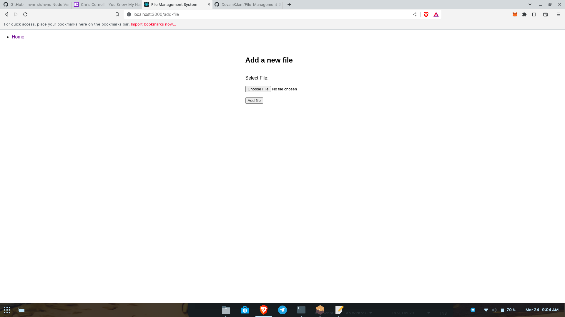 GitHub - DevamKJani/File-Management-System: A File Management System ...