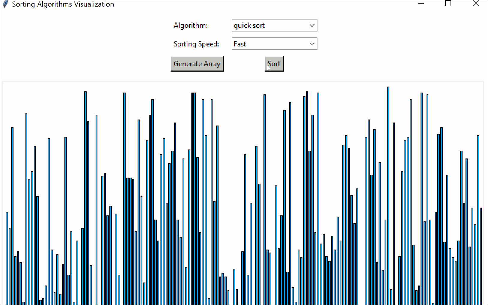 Github - Ofek9993 Sort-algorithm-visualization: Hi I Did A Small 