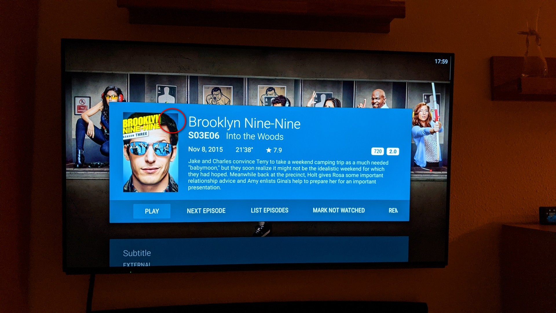 No clear distinction between watched and unwatched at a movie/episode ...