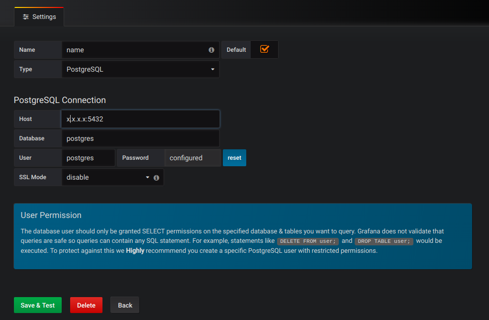 Bug Cannot Connect To Localhost Ip Works · Issue 13469 · Grafana