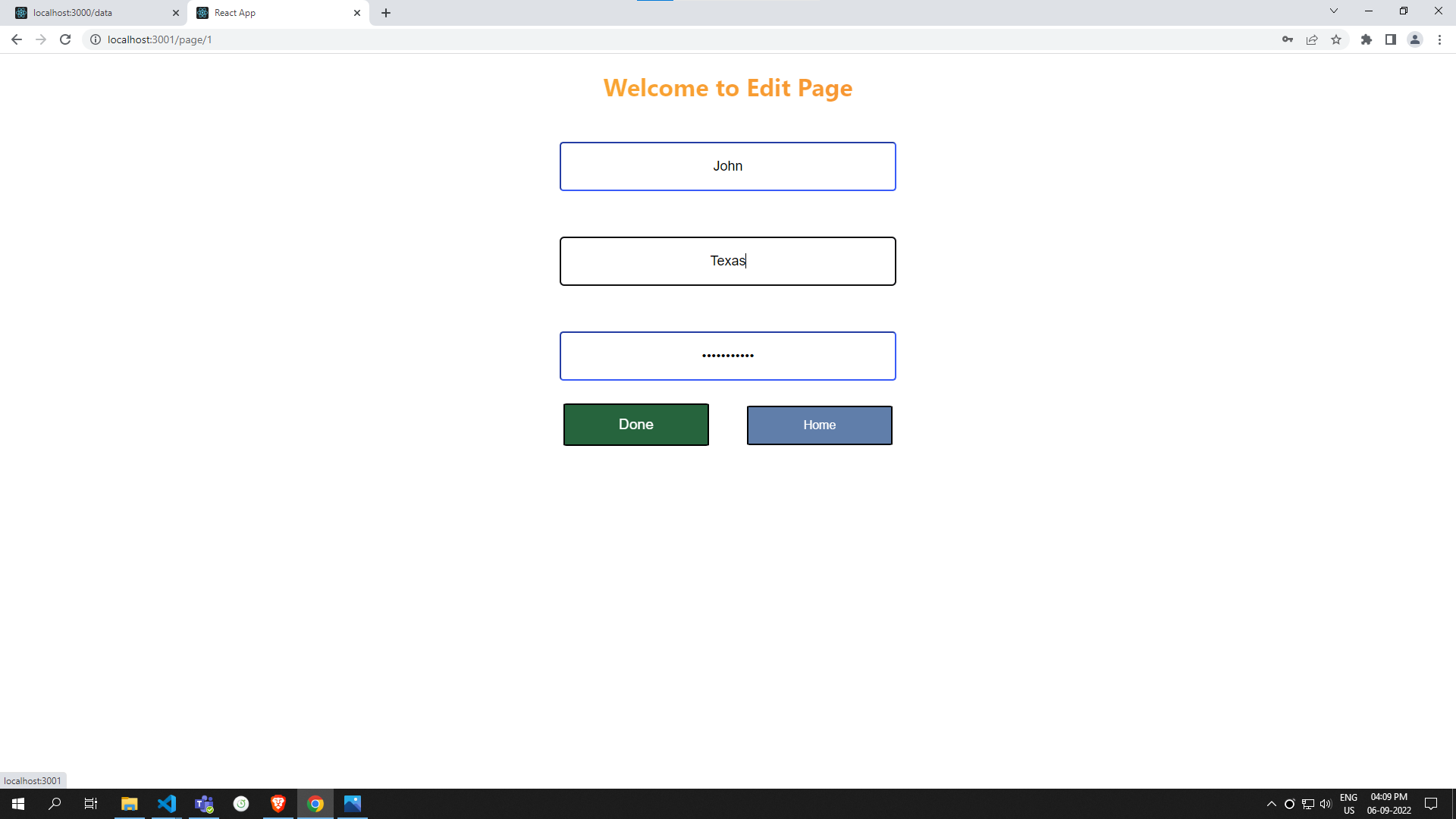 UI of CRUD Application · Issue #1 · Kalathiya-Kirtan/CRUD-in-React-js · GitHub