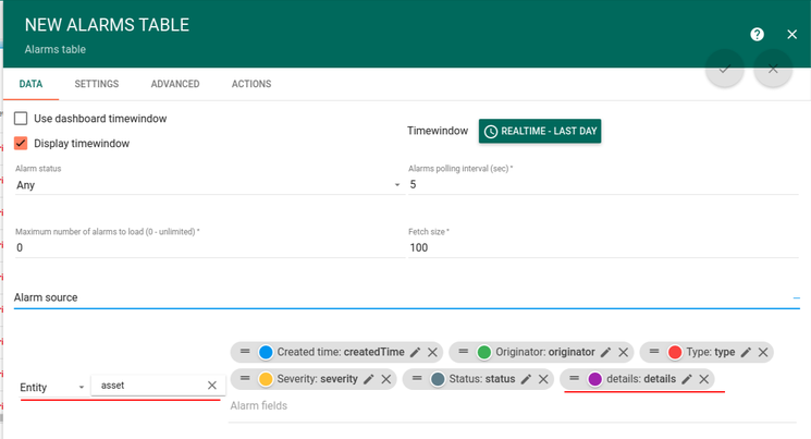 [Bug] Alarm Table Widget Shows Alarms For Only One Device Per Table · Issue #3195 · thingsboard ...