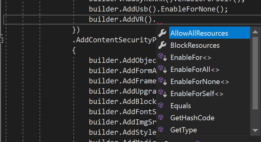 Add Feature Policy Header Implementation By Andrewlock · Pull Request 48 · Andrewlock