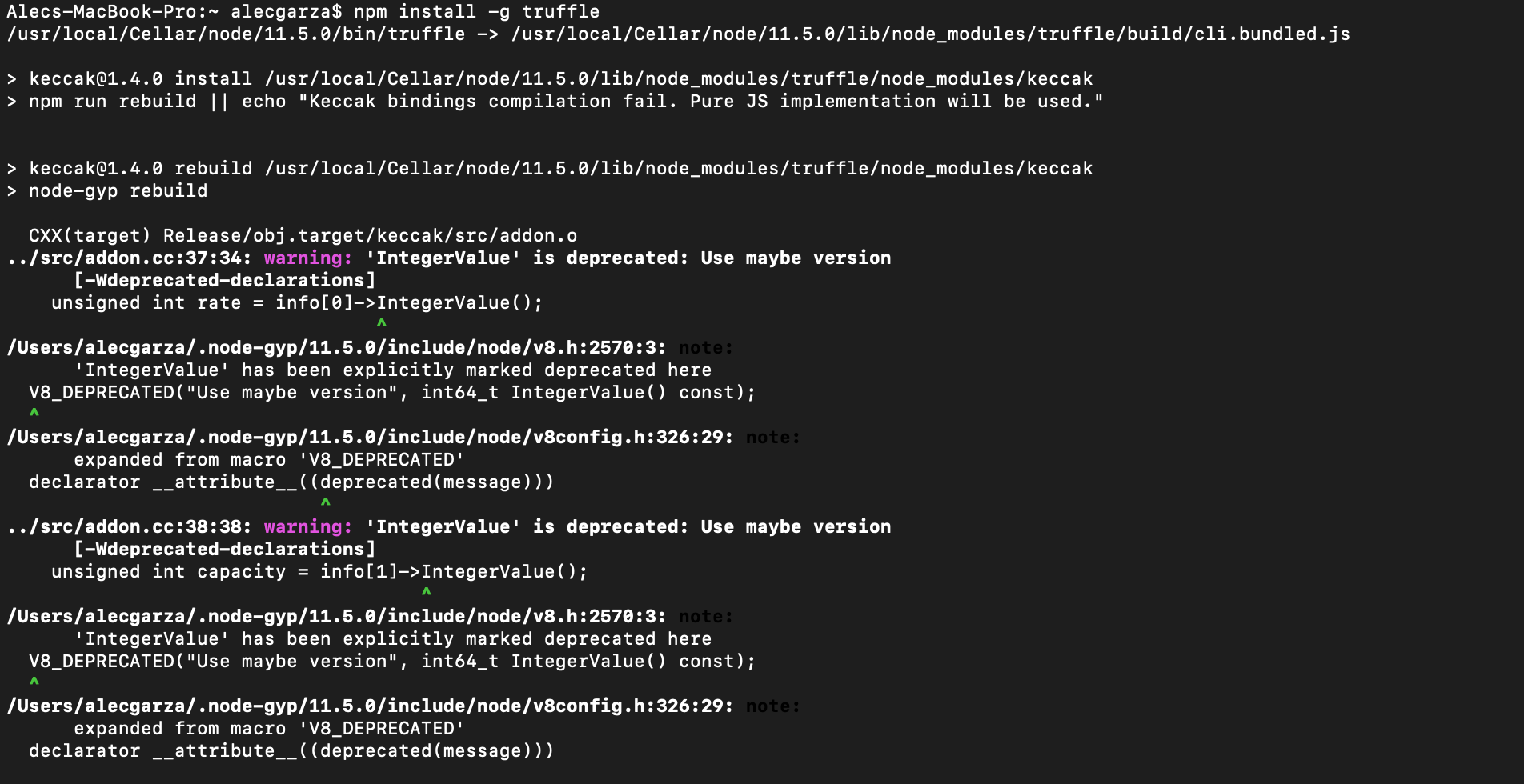 Issue Installing Truffle Via Npm · Issue 1685 · Nodejshelp · Github
