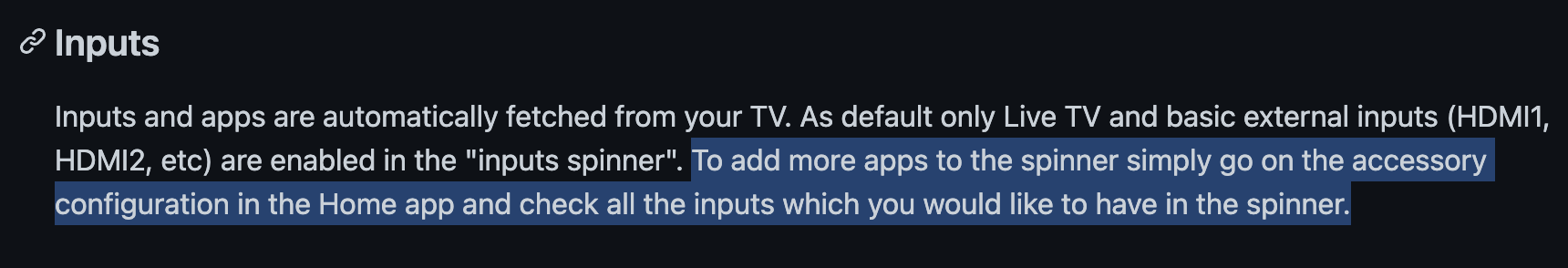 Add app into inputs spinner? · Issue #471 · merdok/homebridge-webos-tv · GitHub