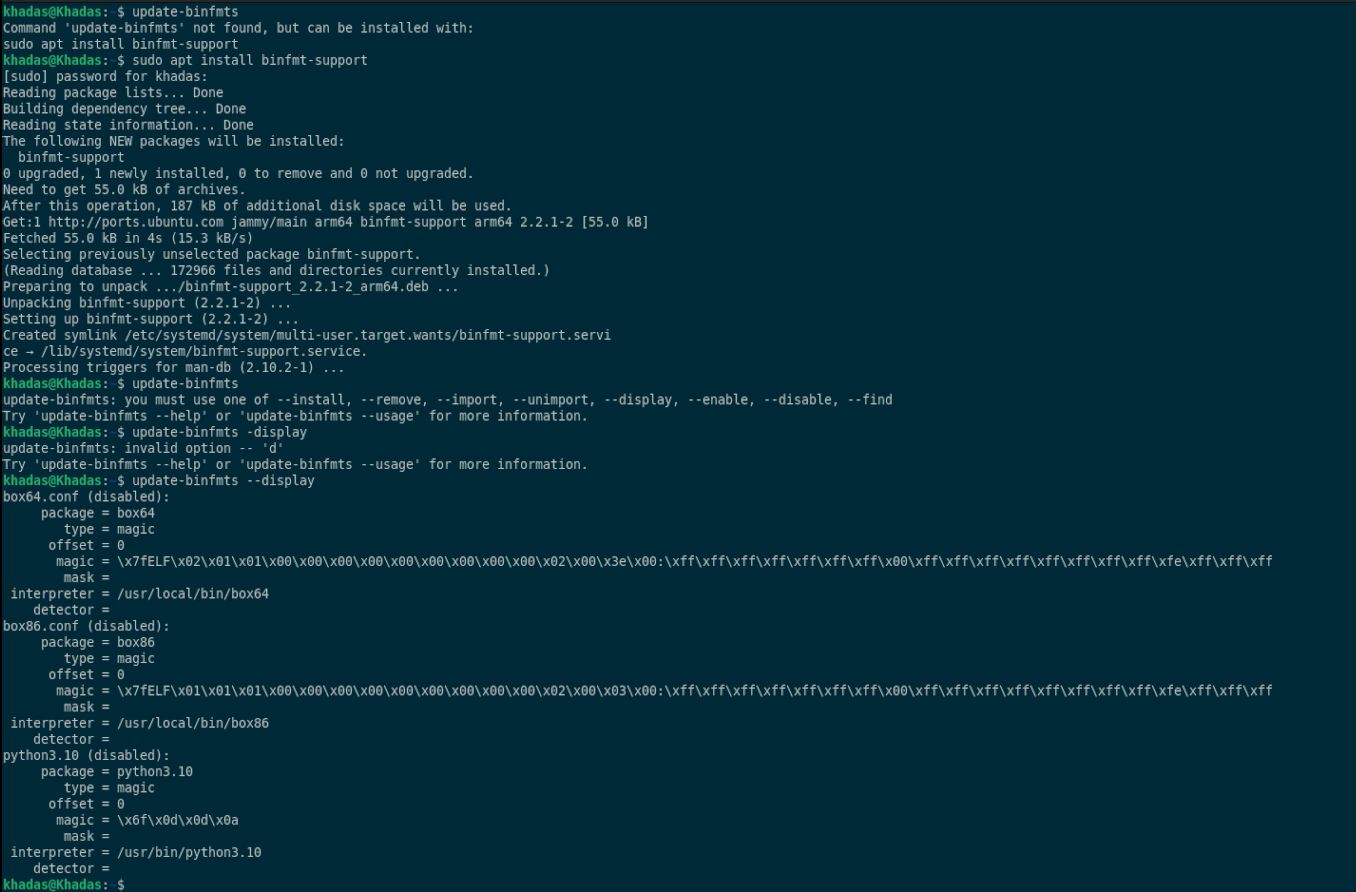 Steam Install Issues / disabled binfmt_misc kernel support · Issue #761 · ptitSeb/box86 · GitHub