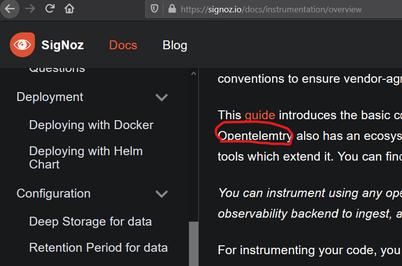 Typo In Docs · Issue #146 · SigNoz/signoz · GitHub