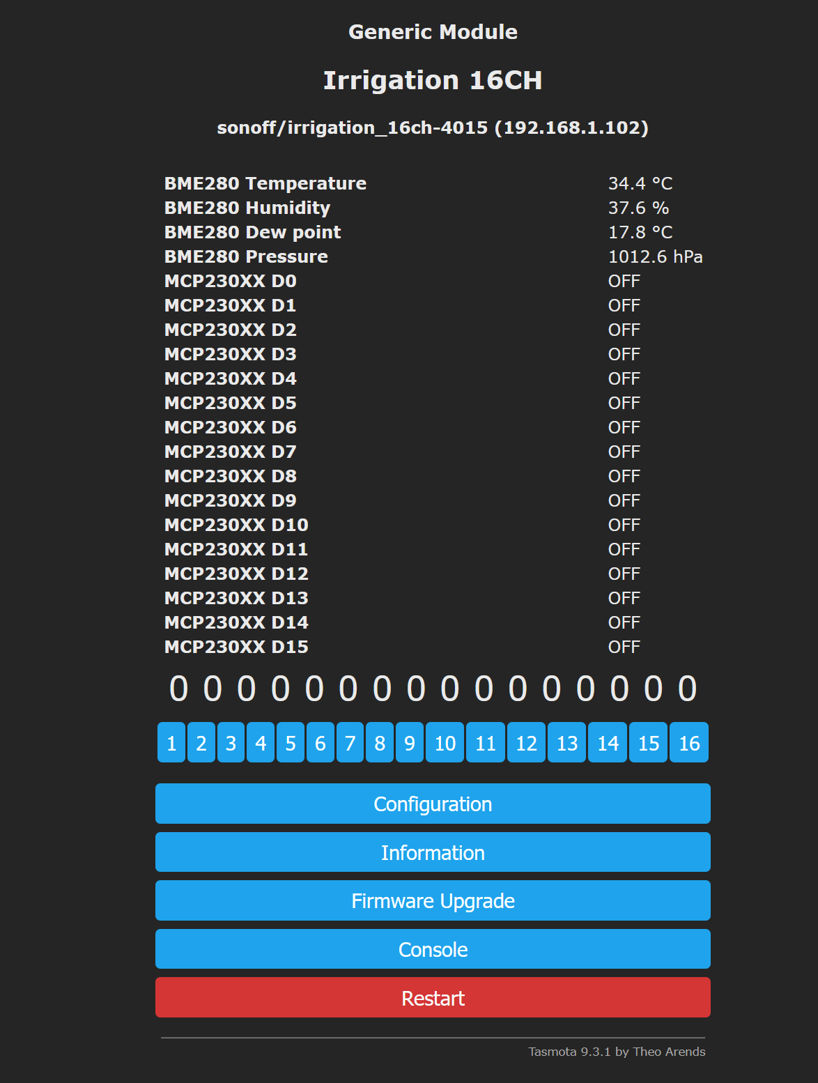 MCP23017 issue · Issue #11357 · arendst/Tasmota · GitHub