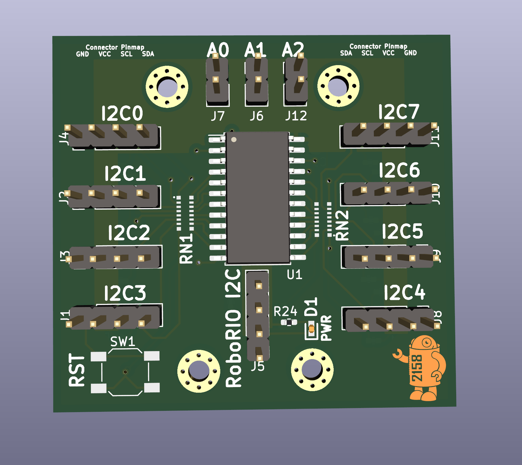 GitHub - AusTINCANsProgrammingTeam/I2C-Mux-PCB: PCA9548A I2C mux ...