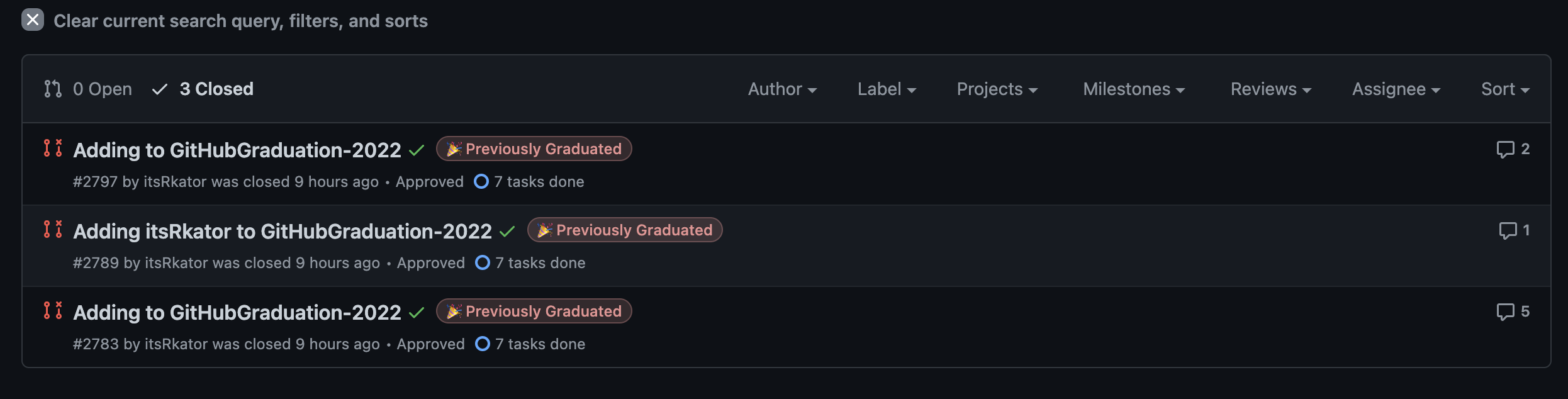 Unable to add to GitHubGraduation-2022 · Issue #2791 · github-education-resources ...