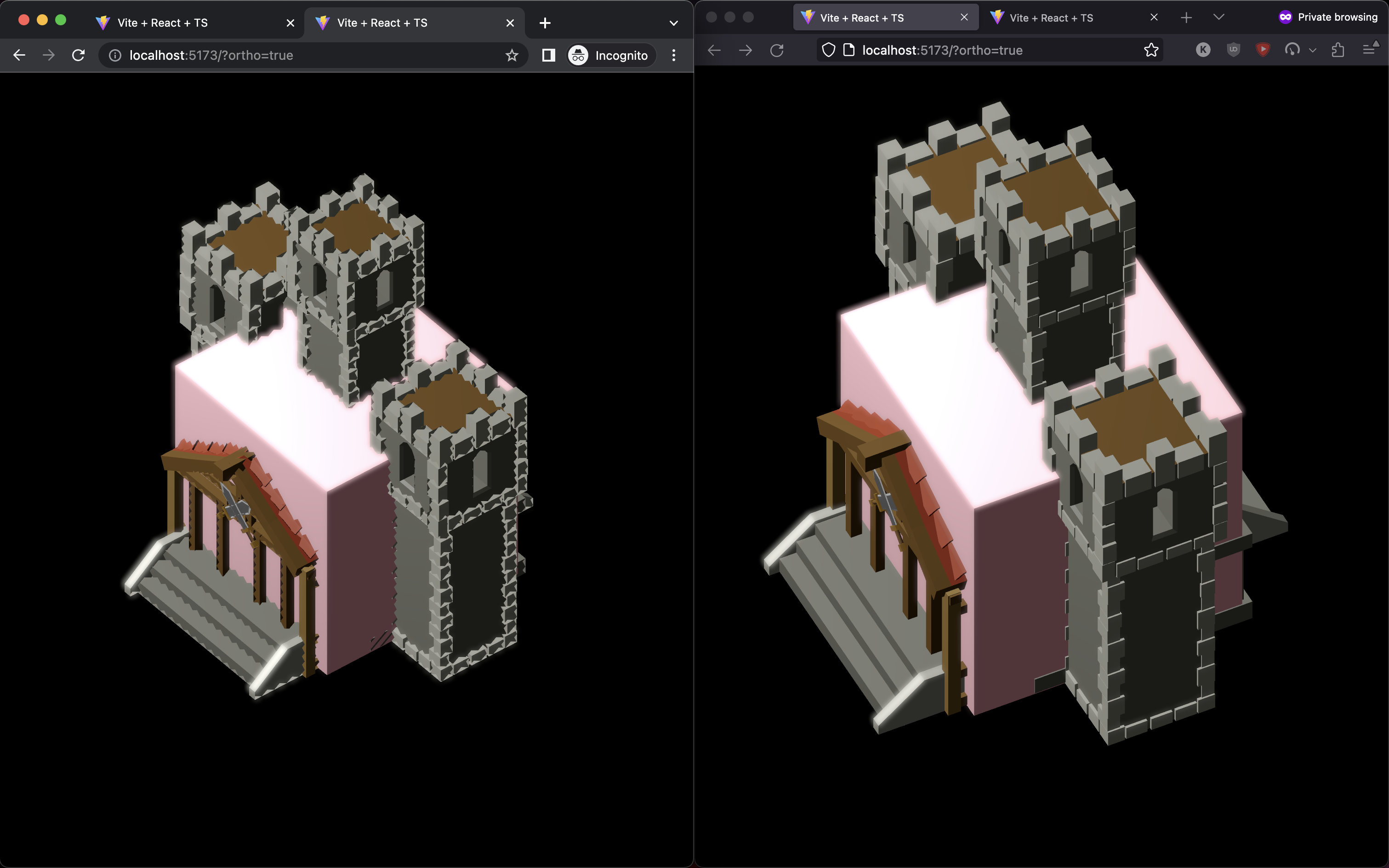 Jagged lines in Chrome (only with the Orthographic Camera) · Issue #191 · pmndrs/react ...