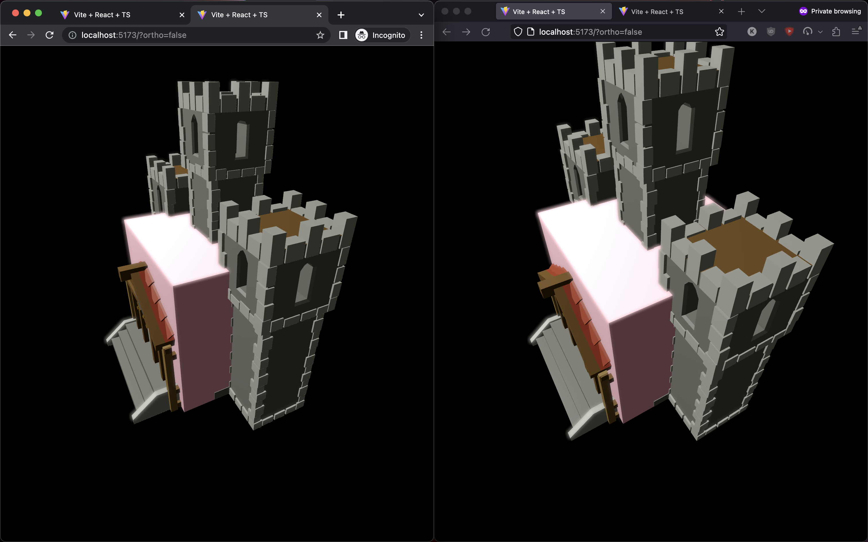 Jagged lines in Chrome (only with the Orthographic Camera) · Issue #191 · pmndrs/react ...