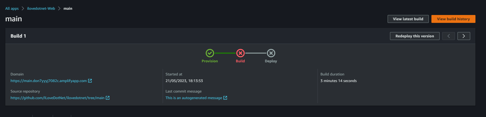 Build fails when building blazor wasm in AWS Amplify app · Issue #30 · jsakamoto ...