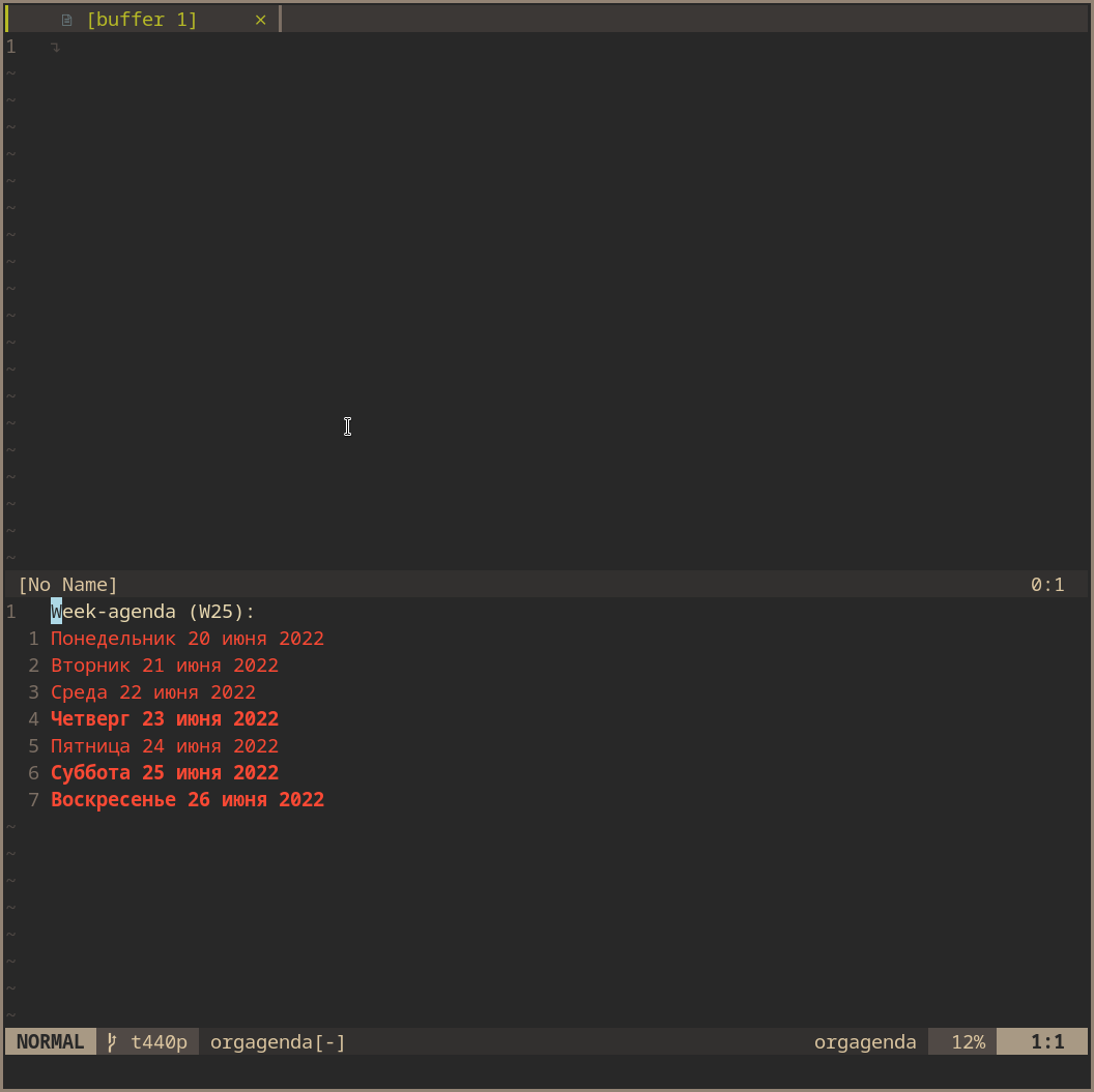 Agenda shows nothing "TODO"s but "List fo all TODO entries" show all entries · Issue #351 · nvim ...