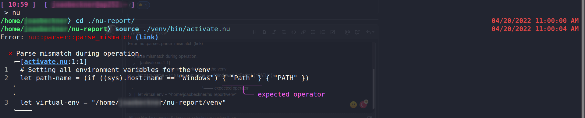 `source` fails · Issue #5255 · nushell/nushell · GitHub
