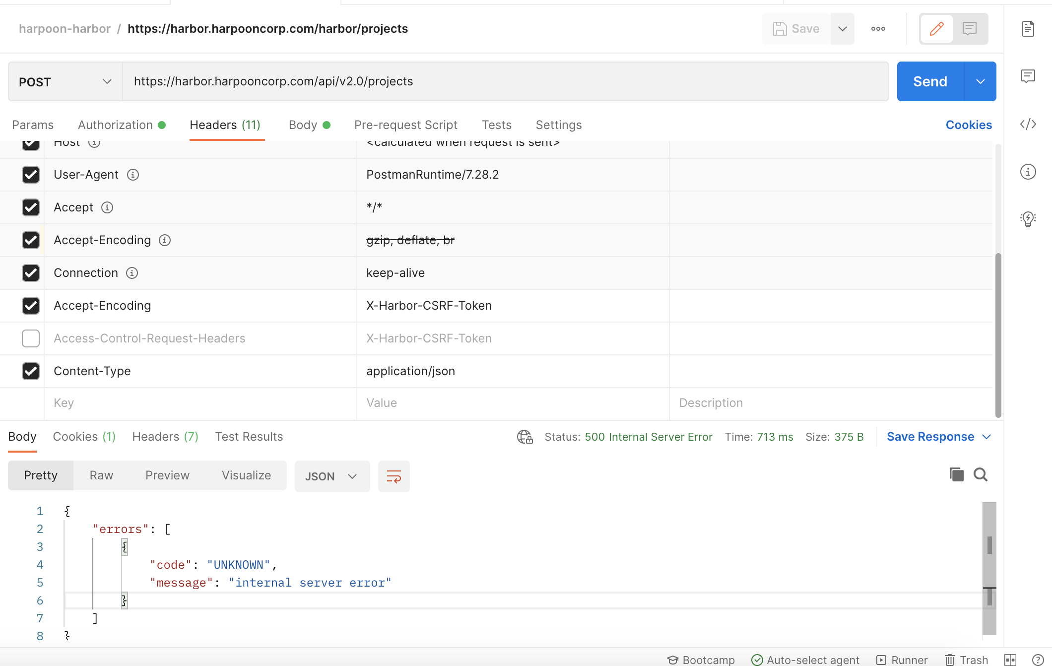 405 when trying to POST request a new project · Issue #15254 · goharbor ...