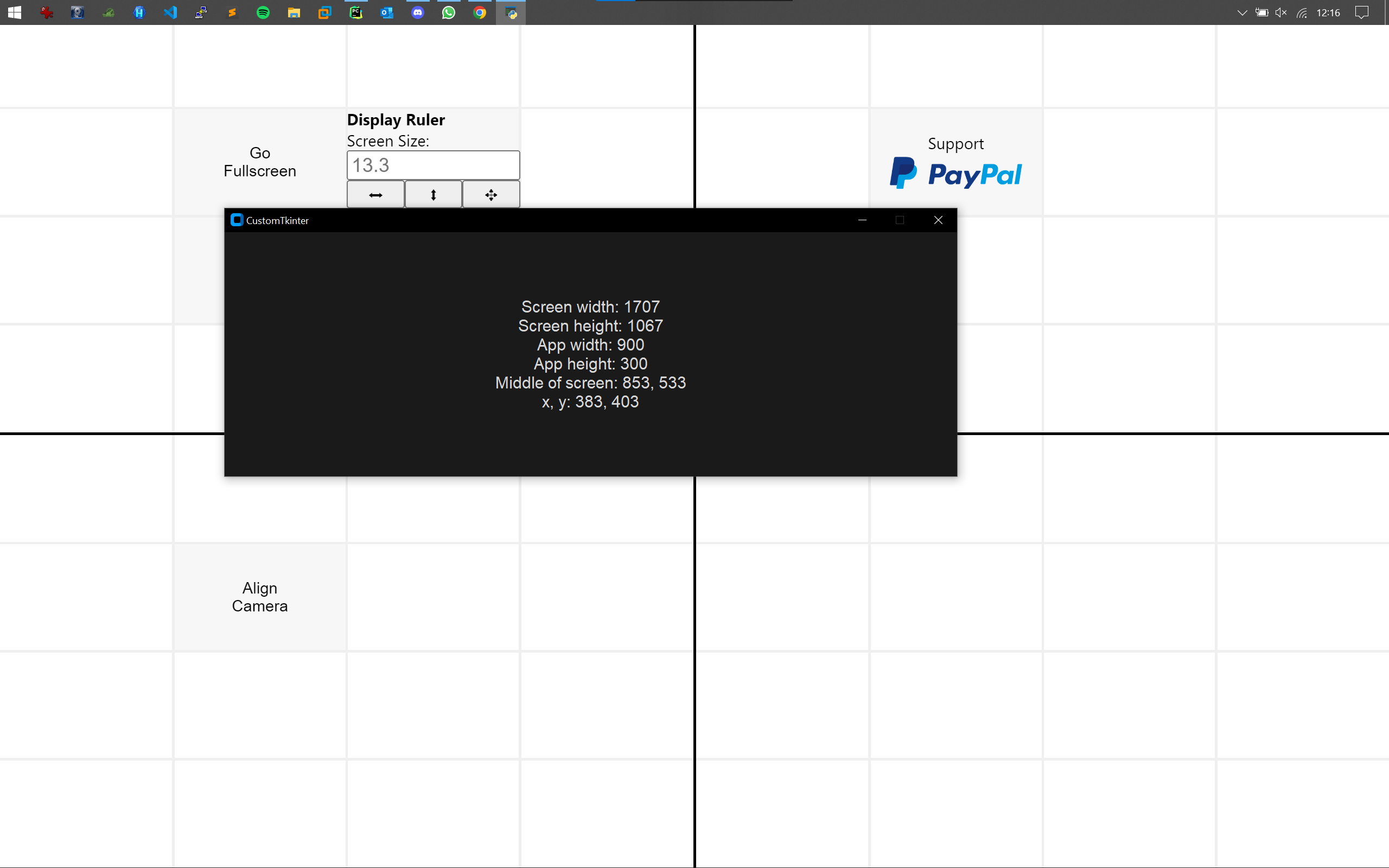 Difference between how customtkinter and tkinter calculate the middle of the screen · Issue ...