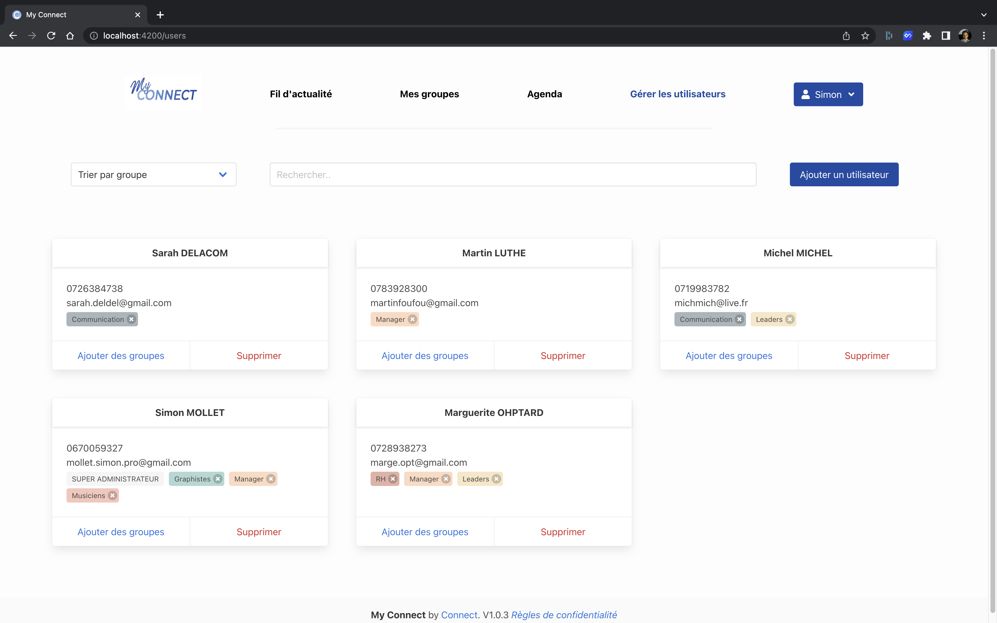 GitHub - MolletSimon/my-connect: [ANGULAR] Web application, web version ...