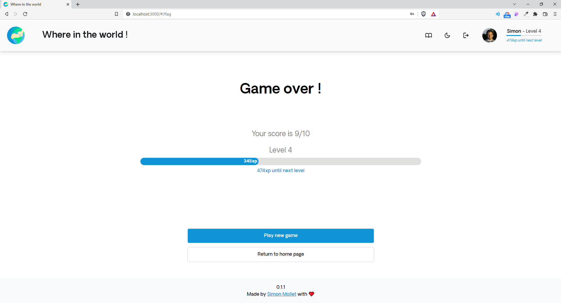 GitHub - MolletSimon/where-in-the-world-the-game: [REACT.JS] Geography game made with React.js x ...