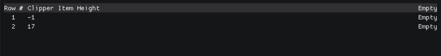 Clipper Item Height when only a single row is supplied · Issue #6165 ...