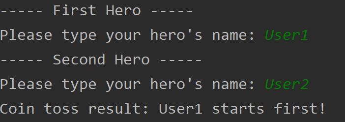 GitHub - talhasagdan/Console-based-2-player-combat-game: Basic console ...