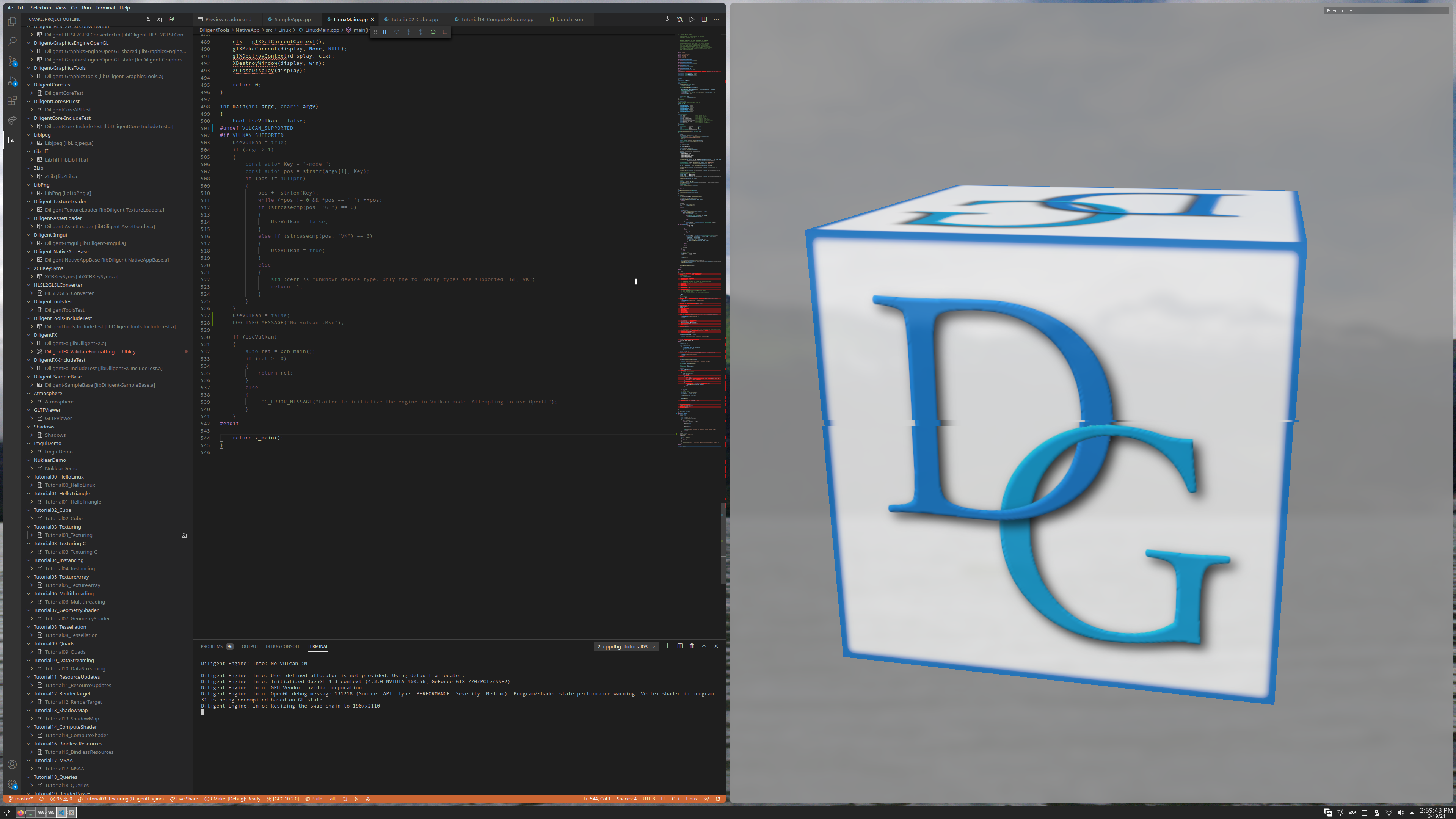 Cannot run any samples that use textures (Arch Linux) · Issue #128 · DiligentGraphics ...