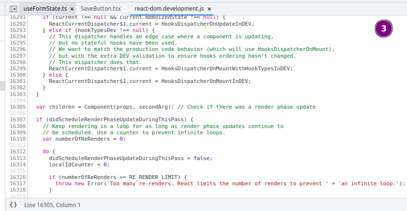 Simpleform Component Throws An Error Cannot Read Properties Of Null
