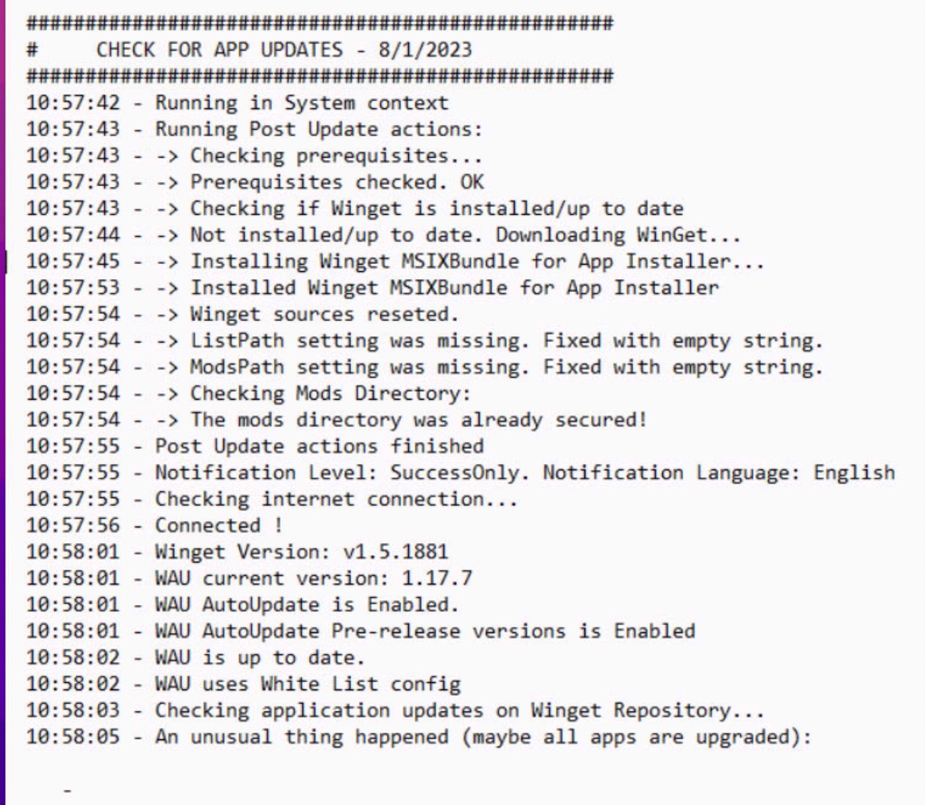 Only update specific apps · Issue #36 · Romanitho/Winget-AutoUpdate ...