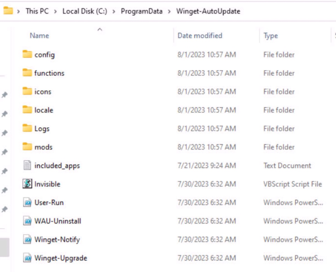 Only update specific apps · Issue #36 · Romanitho/Winget-AutoUpdate ...
