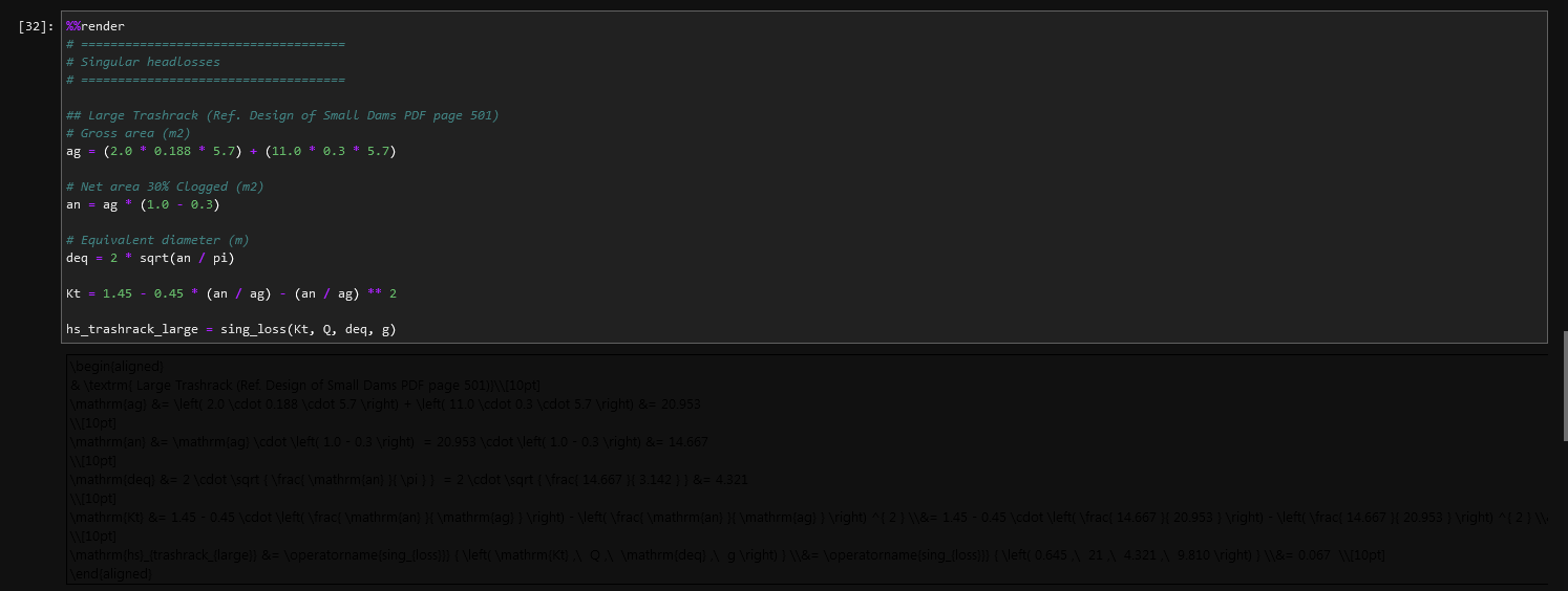Rendering Issues · Issue #161 · connorferster/handcalcs · GitHub