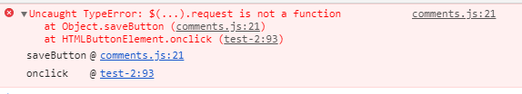 Uncaught TypeError: Comment.saveButton is not a function at HTMLButtonElement.onclick · Issue #7 ...