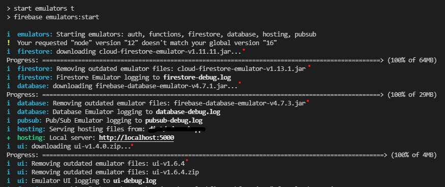 Starting Emulators Forces Downloading Outdated Cloud Firestore Emulator V11111jar · Issue