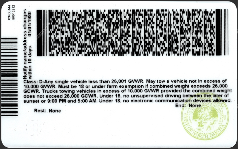 US Driving license - Potential wrong data for middle name · Issue #141 ...