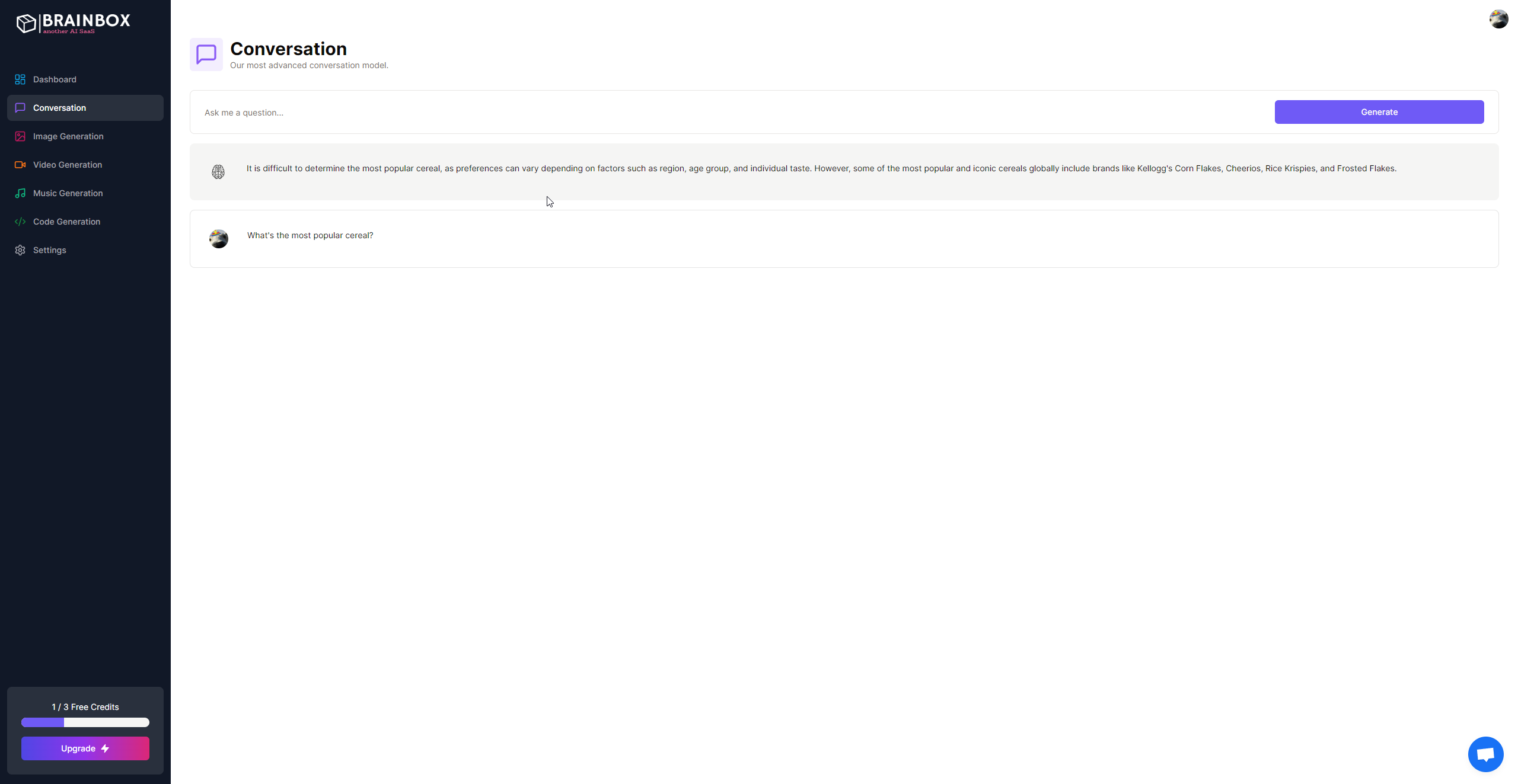 GitHub - AndrewCathcart/brainbox: AI SaaS Platform