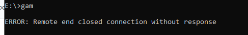 Getting ERROR: Remote end closed connection without response · Issue ...