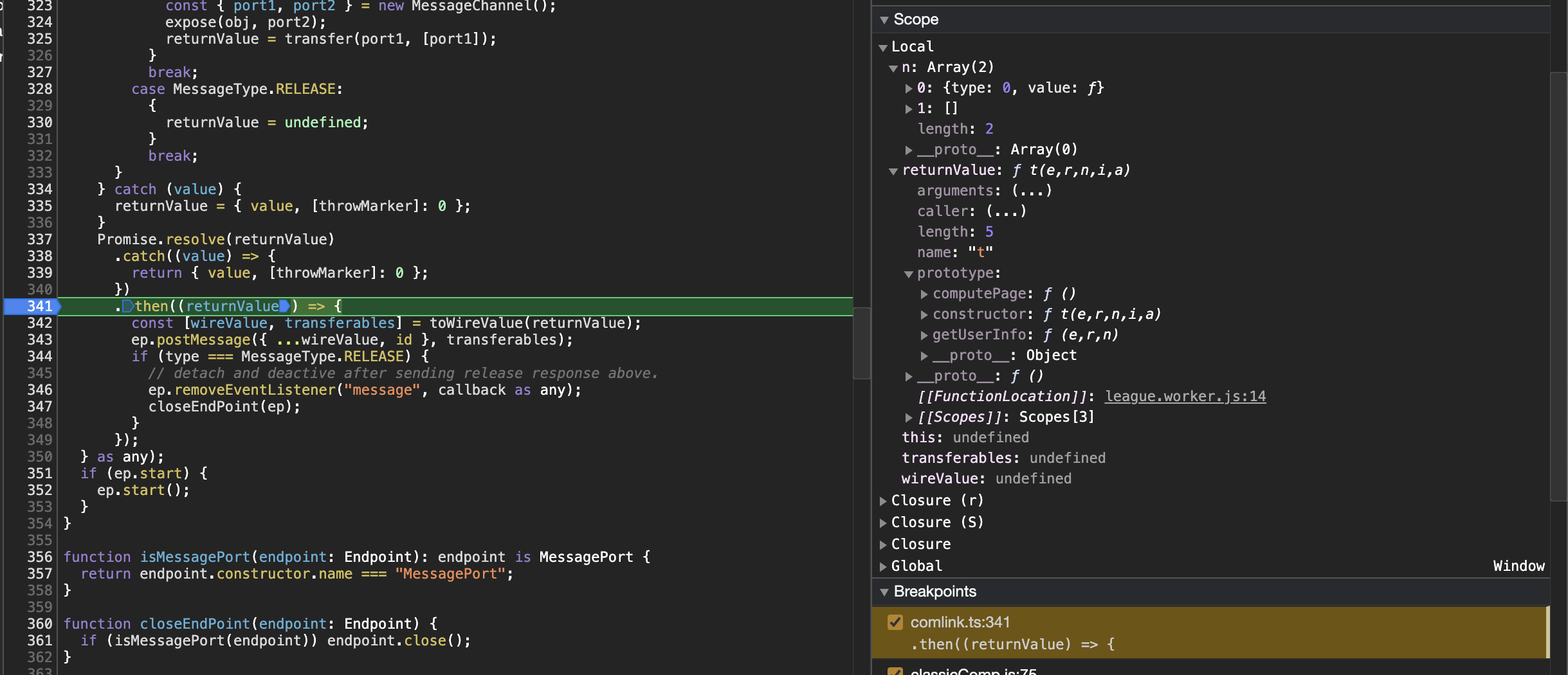 Comlink.expose fails when exposing class. · Issue #507 · GoogleChromeLabs/comlink · GitHub