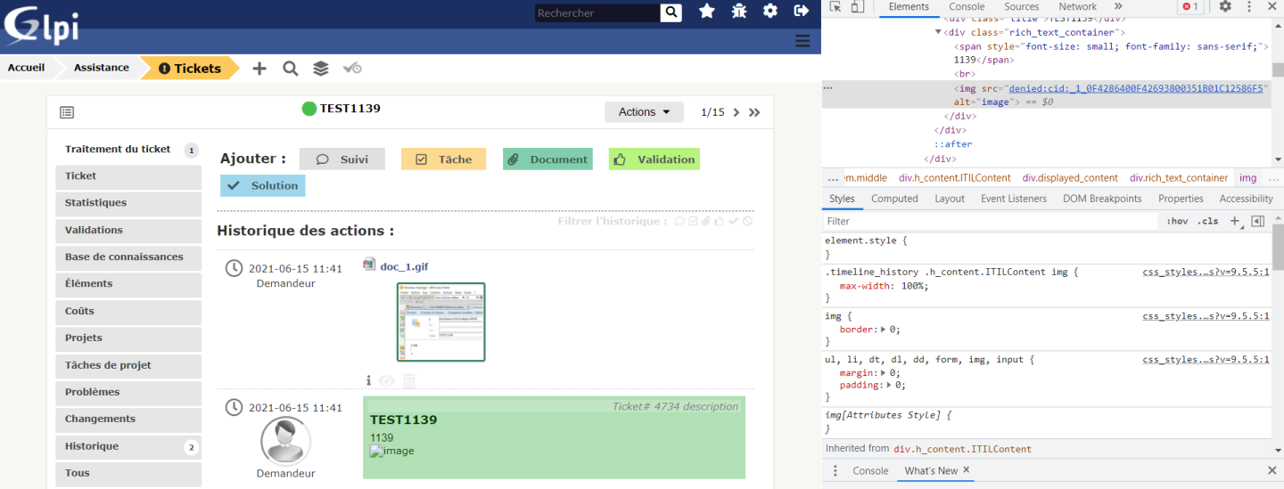 [9.5.5] Image display issue when I am using the mail collector · Issue #9178 · glpi-project/glpi ...