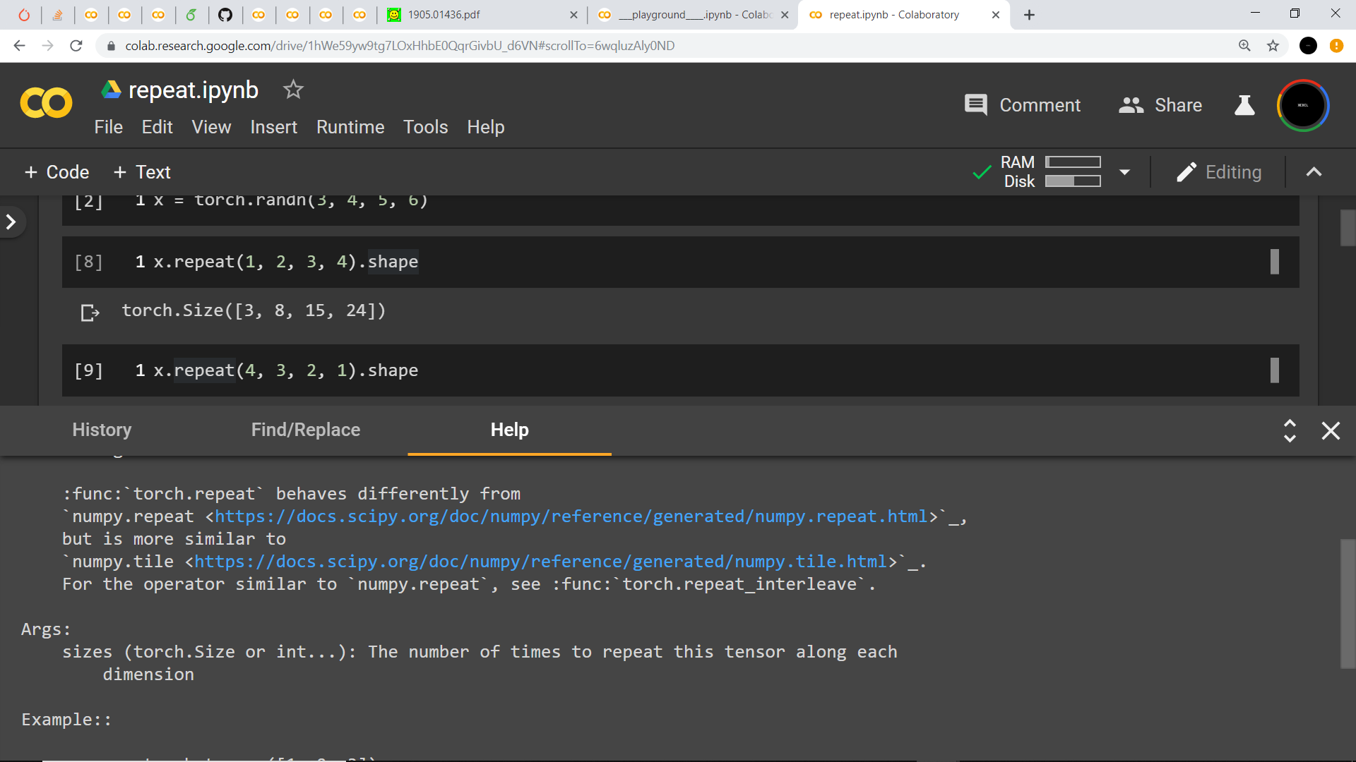 incomplete documentation in ctrl + space window · Issue #707 · googlecolab/colabtools · GitHub