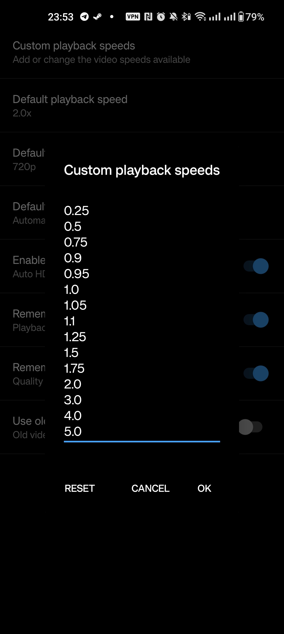 bug(youtube/video-speed): custom playback speeds do not appear in the player menu · Issue #2307 ...