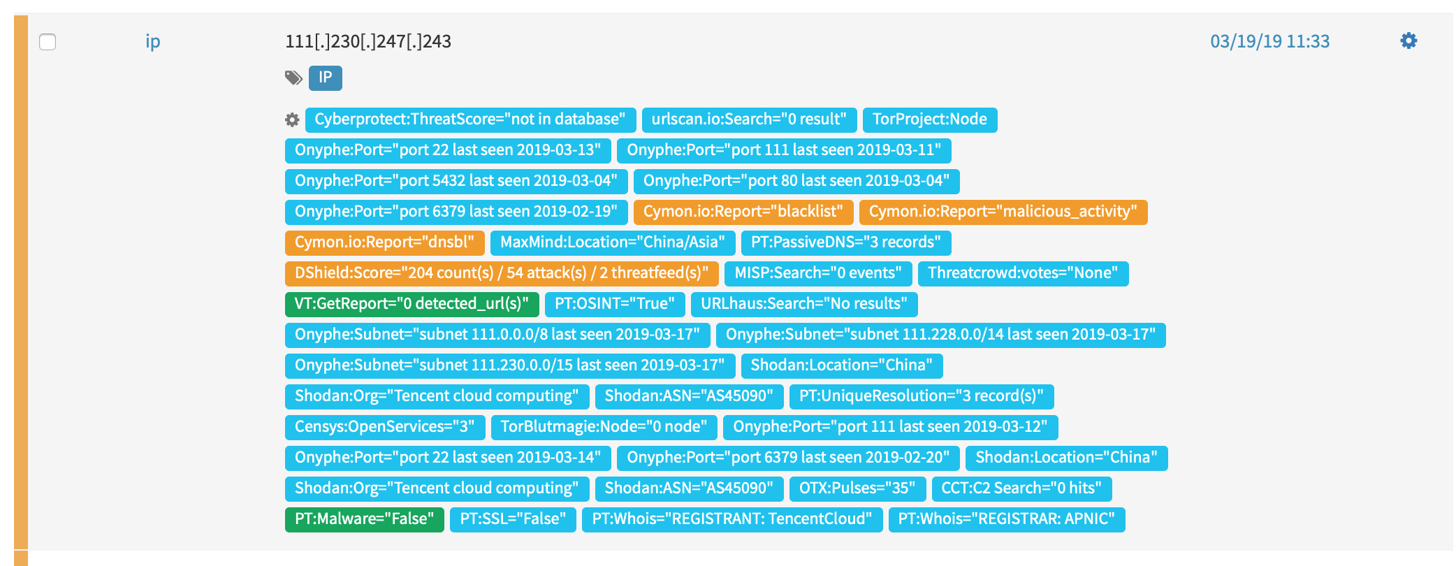 Different analyzer results between manually built instance and trainingVM. · Issue #934 ...