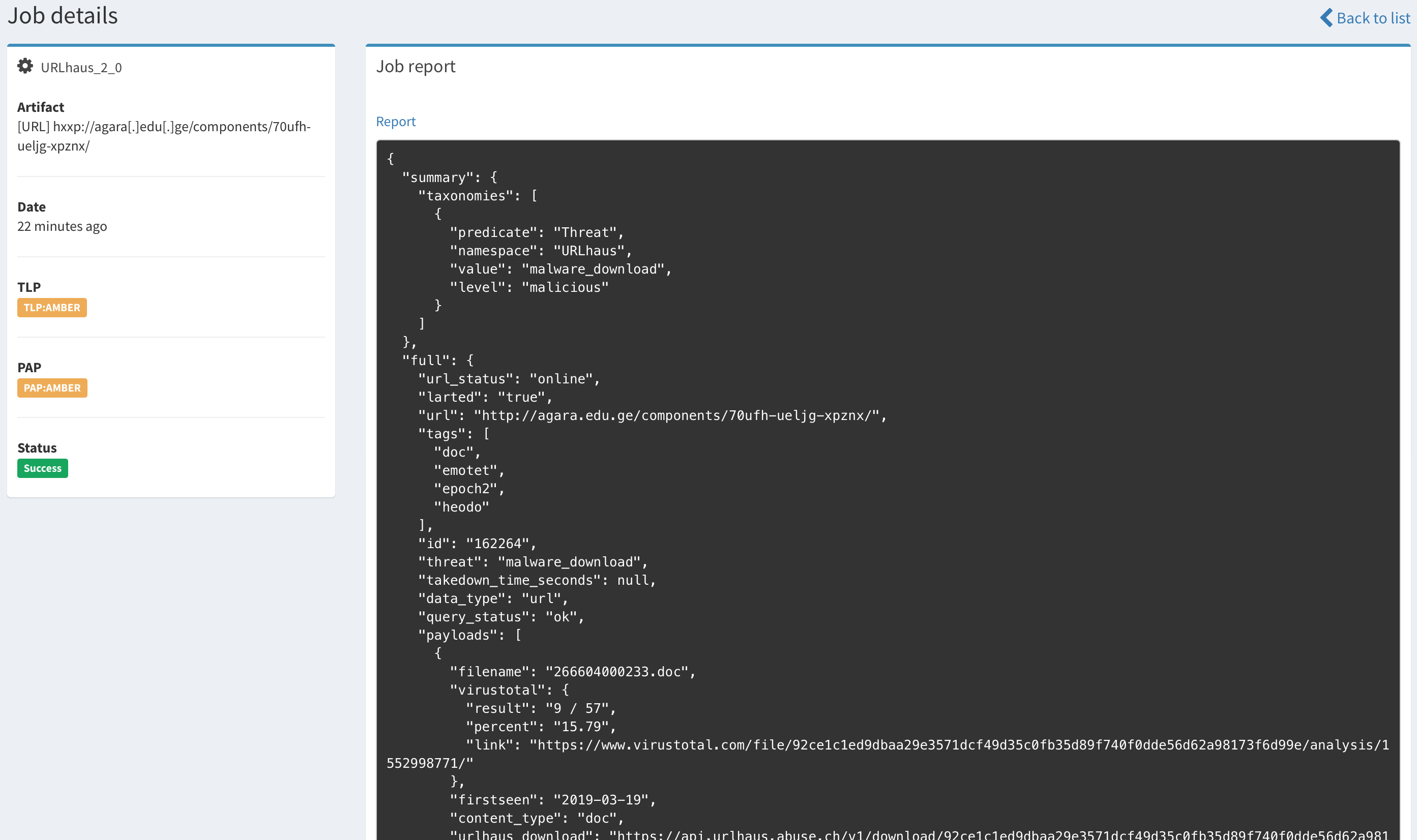 Different analyzer results between manually built instance and trainingVM. · Issue #934 ...