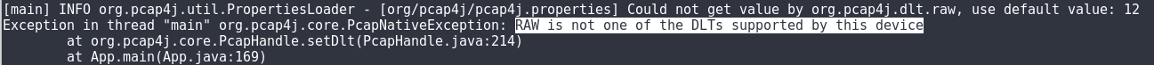 Can't set dlt Raw IP in handle · Issue #221 · kaitoy/pcap4j · GitHub