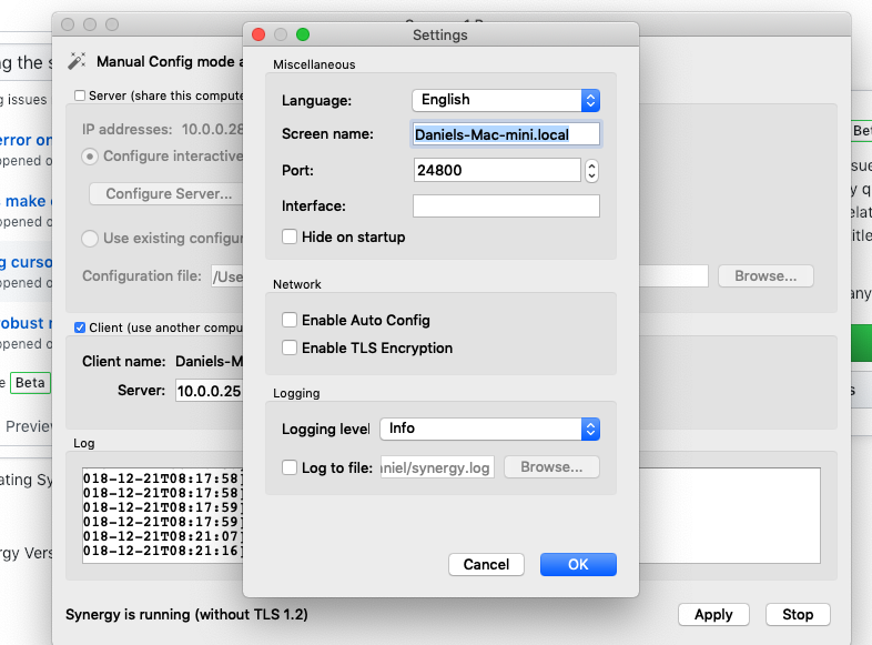 Renaming screen causes core error code · Issue #6446 · deskflow/deskflow · GitHub