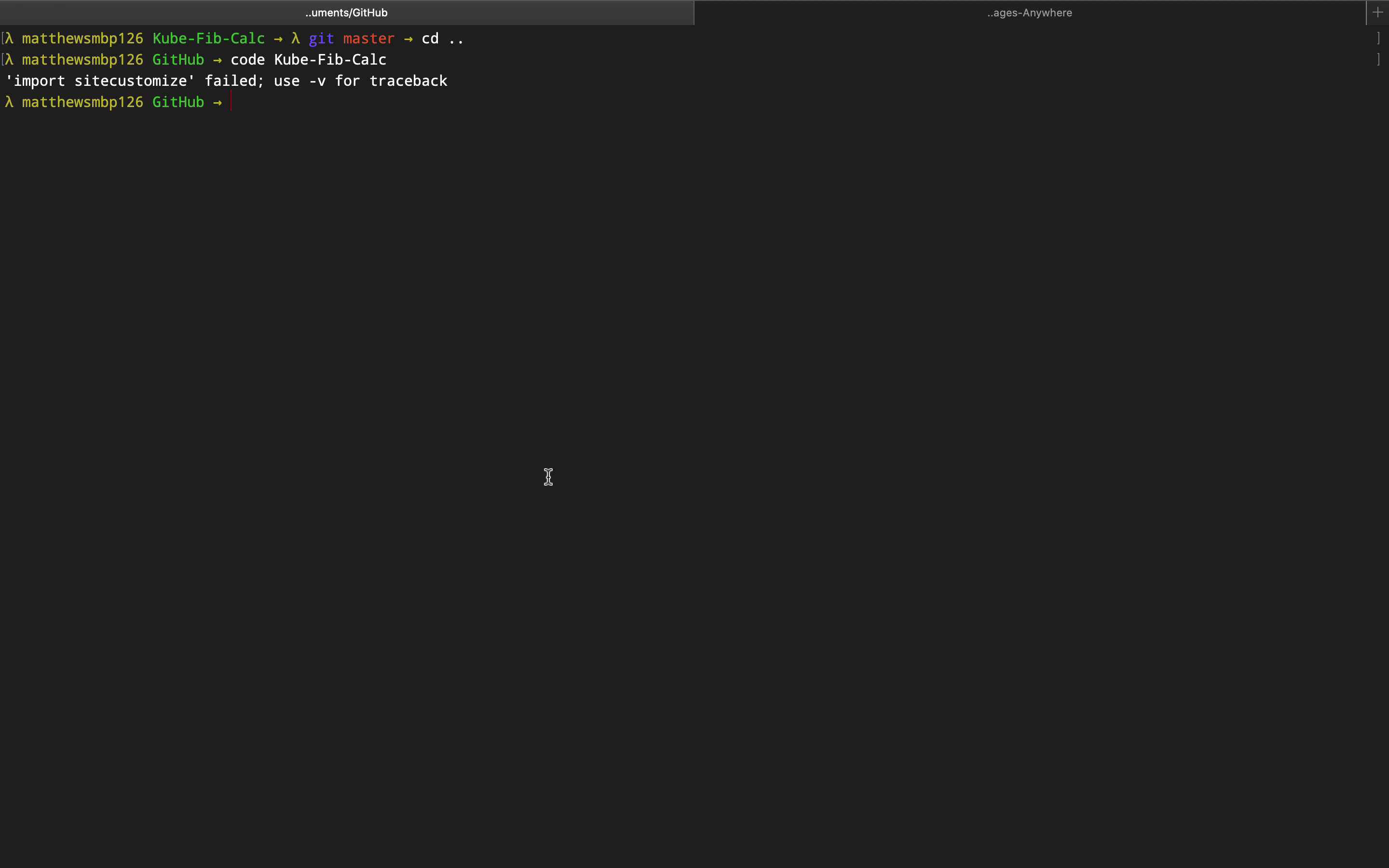 Import Sitecustomize Failed Use V For Traceback · Issue 84289 · Microsoft Vscode · Github