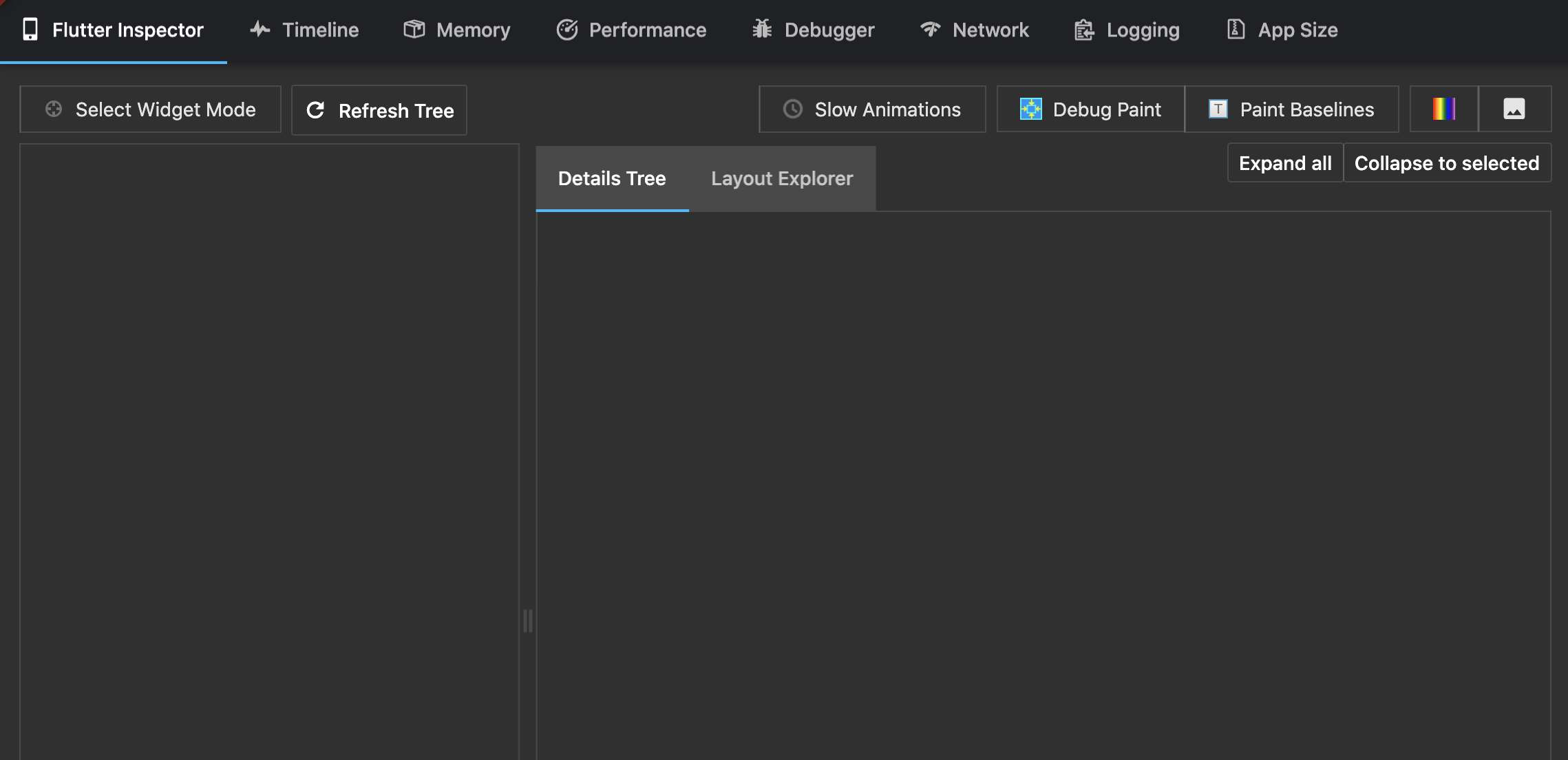 Inspector tree is empty on initial load · Issue #2544 · flutter/devtools · GitHub