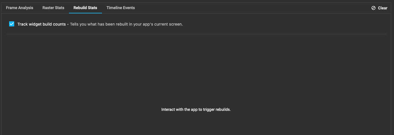 Rebuild Stats Are Not Showing Up · Issue 4787 · Flutterdevtools · Github 3336