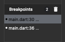 Breakpoints window could use some UI polish · Issue #4918 · flutter/devtools · GitHub