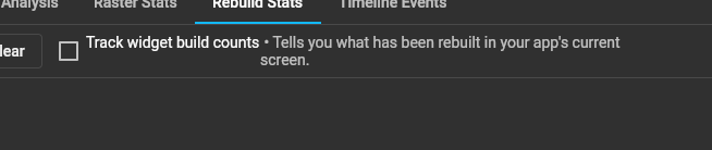 Track widget build counts control has unnecessary text wrapping · Issue #5041 · flutter/devtools ...