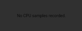 CPU profiler No Samples text is the wrong color in dark mode · Issue #5044 · flutter/devtools ...